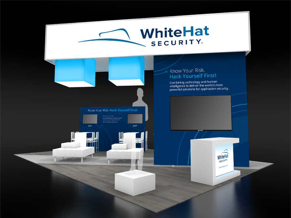 WhiteHat Security Black Hat 2016 Booth | FineLine Graphics & Design, Inc.